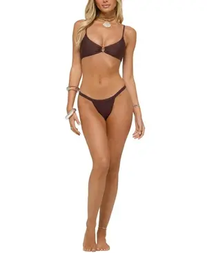 EDIKTED Zarai Ring Bralette Bikini Top