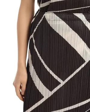 Issey Miyake Fold Line Pleated Skirt