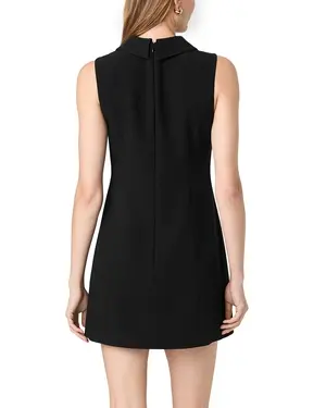 French Connection Azra Sleeveless Collar Mini Dress