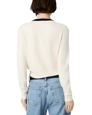French Connection Babysoft Long Sleeve Contrast Cardigan Sweater