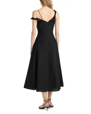 RÓHE Twisted Shoulder Dress
