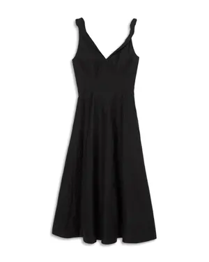 RÓHE Twisted Shoulder Dress