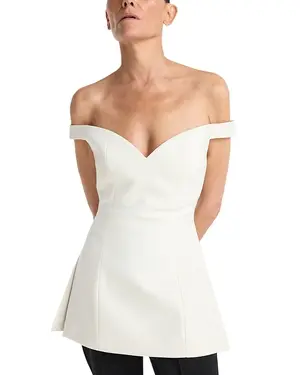 RÓHE Röhe Off-the-shoulder Viscose Blend Top