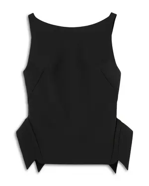 RÓHE Deconstructed Collar Top