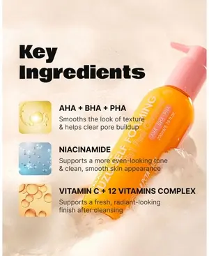 LALARECIPE Yuzu Vita C 3-in-1 Foaming Cleanser
