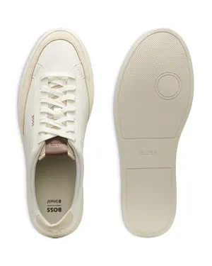 BOSS By Hugo Kieran Tennis Sneaker With Suede Trim
