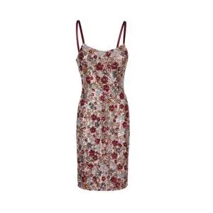 BELSIZE25 Mayfair Series Garden Dress Velvet-strap Sequinned Mini Dress