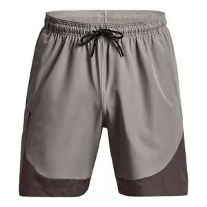 Under Armour Rush Woven Cargo Shorts - Grey/brown