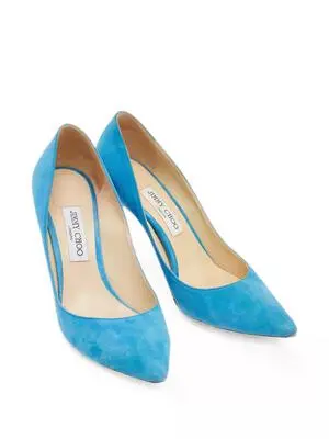 JIMMY CHOO Abel Suede Heeled Pumps