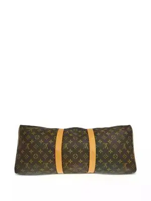 LOUIS VUITTON 1999 50 Keepall Monogram Travel Bag - Brown