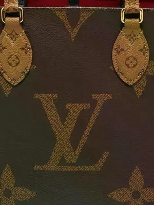 LOUIS VUITTON Monogram Giant Reverse Onthego Tote Bag - Brown