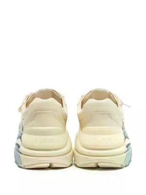 Gucci Rhyton Wave-print Sneakers - Neutrals