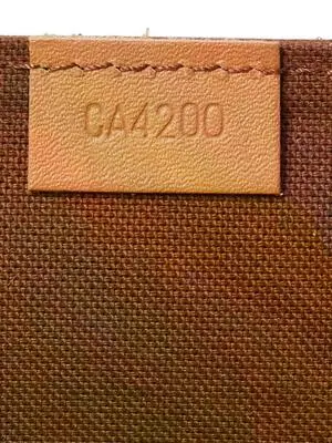 LOUIS VUITTON Petit Sac Plat Monogram Tote Bag - Brown