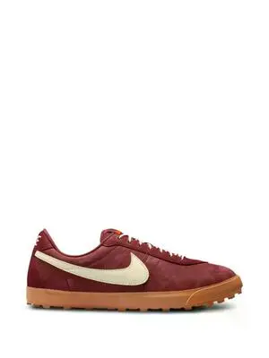 Nike Swoosh-patch Panelled Sneakers - Red