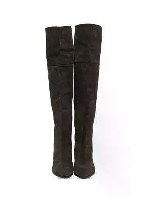 Prada Suede Over-the-knee Boots
