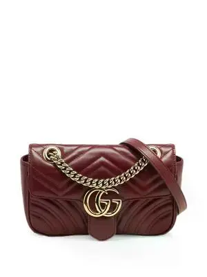 Gucci Small Gg Marmont Matelassé Shoulder Bag