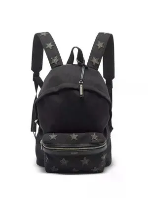 Saint Laurent City Star Backpack - Black