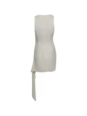 Elisabetta Franchi Asymmetrical Draped Mini Dress