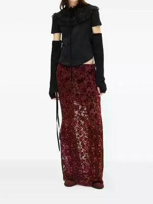 ANN DEMEULEMEESTER Cotton Embroidered Logo T-shirt