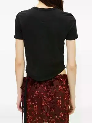 ANN DEMEULEMEESTER Cotton Embroidered Logo T-shirt