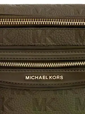 Michael Kors Jet Set Travel Logo-embossed Leather Belt Bag