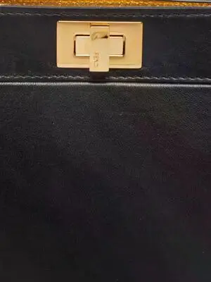 Fendi 2020 Peekaboo Iseeu Chain Cross Body Bag
