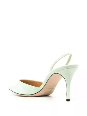 SERGIO ROSSI Pointed-toe Stiletto-heel Pumps - Green