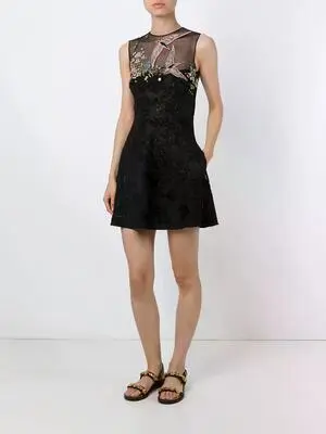 Valentino Garavani Landscape Embroidered Dress