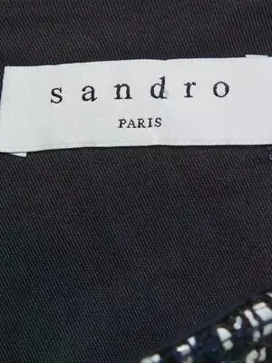 Sandro A-line Tweed Mini Skirt