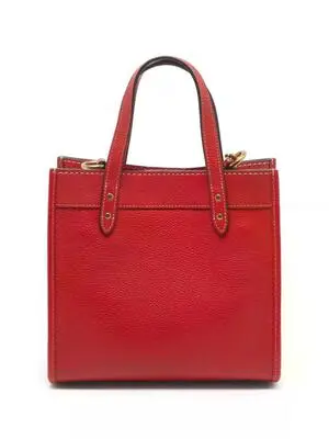 COACH Leather Rexy Tote Bag - Red