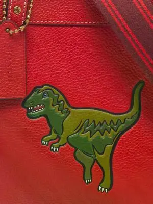 COACH Leather Rexy Tote Bag - Red