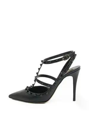 Valentino Garavani Rockstud Cage Pumps - Black