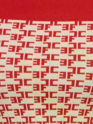 Elisabetta Franchi Monogram Jacquard Knit Set