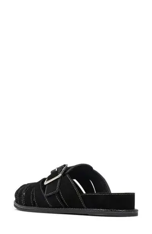 DONALD PLINER Manor Fisherman Clog - Black