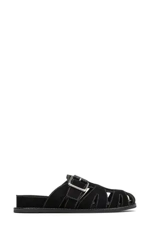 DONALD PLINER Manor Fisherman Clog - Black