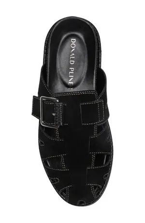 DONALD PLINER Manor Fisherman Clog - Black