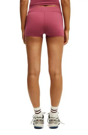Cotton:on Active Ultra Soft Tie Front Micro Short - Raspberry Aura