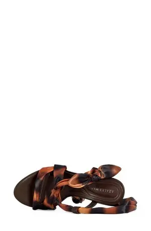 AZALEA WANG Carmen Tiger Print Studded High Heel Sandals