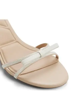 Aldo Boula Sandal With Block Heel And Bow Detailing