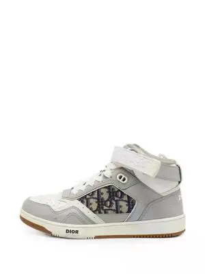 Dior B27 Oblique High-top Sneakers - Grey