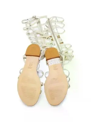 STUART WEITZMAN Gladiator Leather Ankle Length Sandals