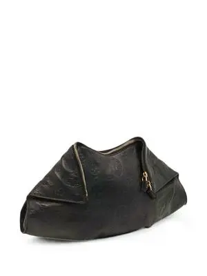 Alexander McQueen De Manta Skull-embossed Clutch Bag