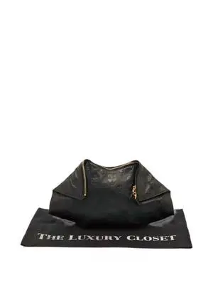 Alexander McQueen De Manta Skull-embossed Clutch Bag
