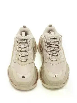 Balenciaga Triple S Clear Sole Sneakers - Neutrals