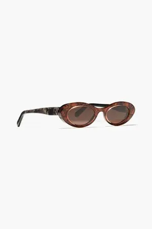 Zimmermann Ovalframe Marbled Acetate Sunglasses