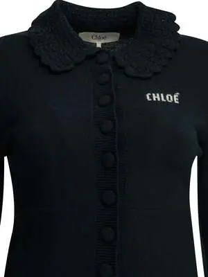 Chloé Polo Sweater With Logo