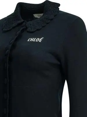 Chloé Polo Sweater With Logo
