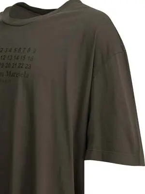 MAISON MARGIELA Crew Neck T Shirt With Logo