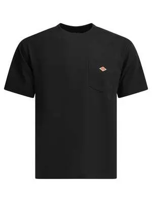 DANTON Pocket' Crewneck T Shirt - Black