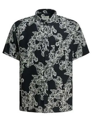 NN.07 Deon Printed Viscose Twill Casual Shirt